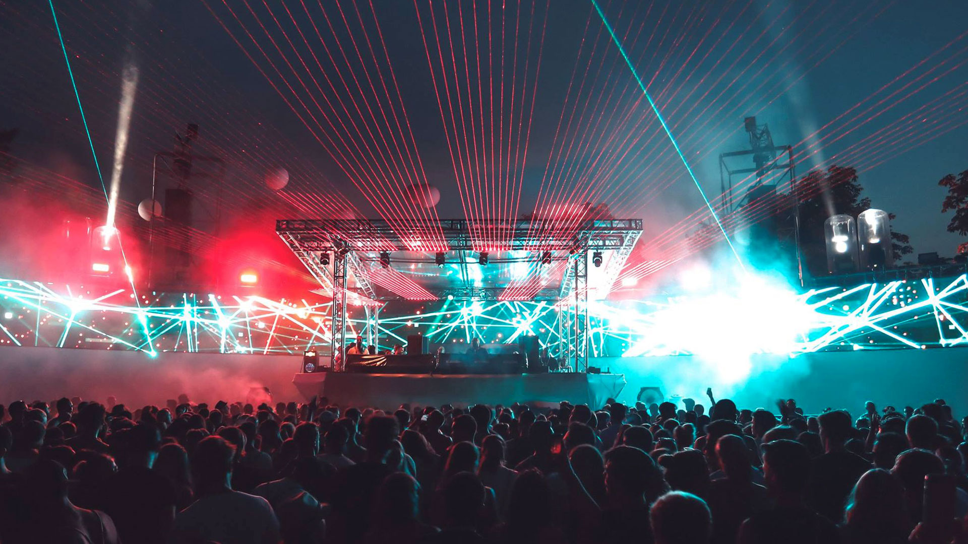 Ultrawide Festival Visuals für das Isle Of Summer Festival